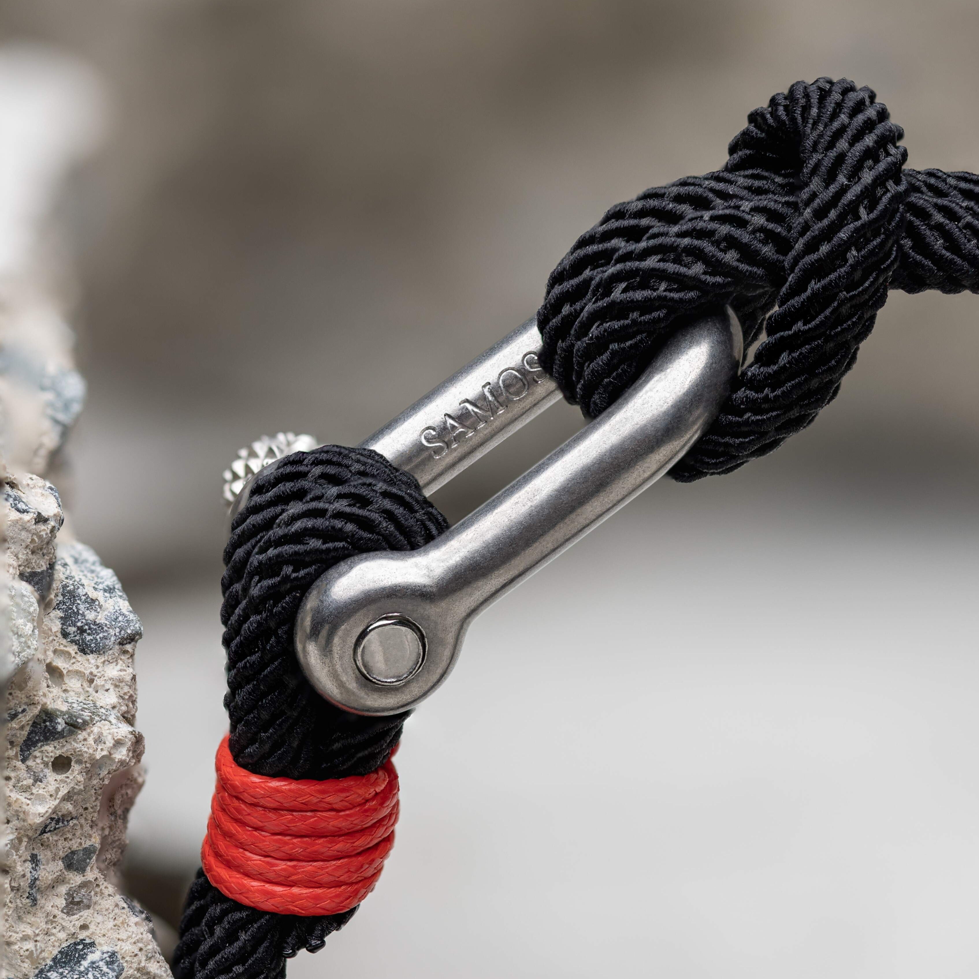 Lightweight Stainless Steel Rope Bracelet For Men | Samos Jewelry